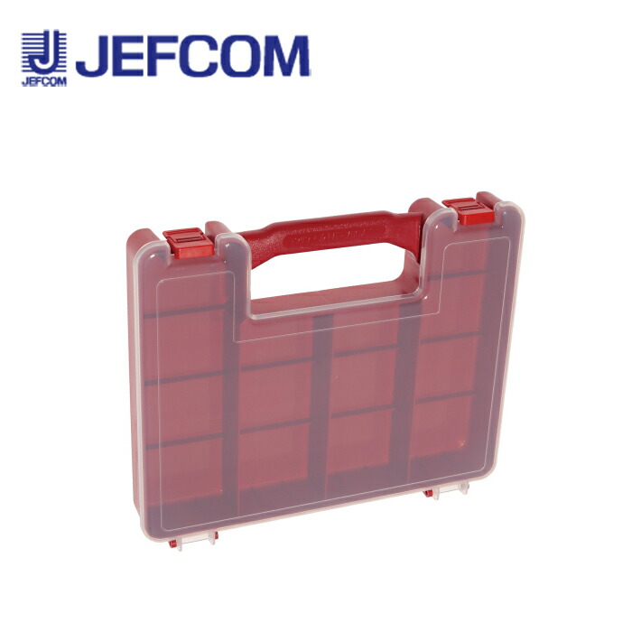 【楽天市場】ジェフコム BPS-3814FRD ベルトパーツボックスミニ（ケースのみ）レッド 【取寄商品】：分電盤・架台・ドアホンのザイマ