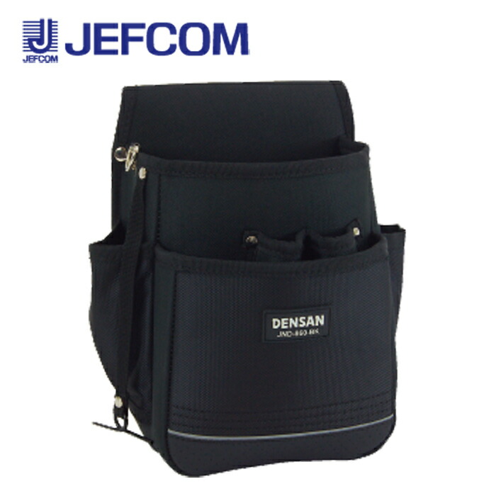 【楽天市場】ジェフコム JND-860-BK 電工プロキャンバスポーチ【取寄商品】：分電盤・架台・ドアホンのザイマ