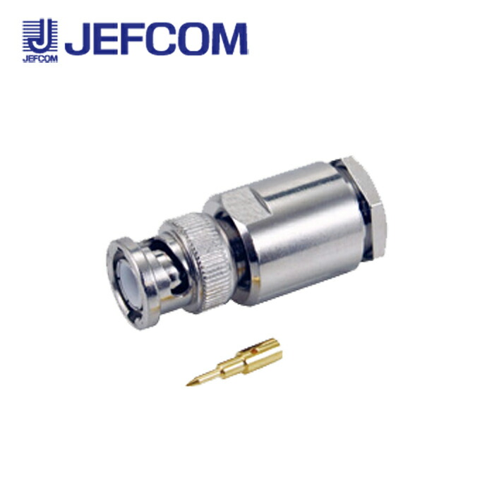 【楽天市場】ジェフコム LBNC-7C-2P BNC型ストレートプラグ（半田締付タイプ）2個入【取寄商品】：分電盤・架台・ドアホンのザイマ