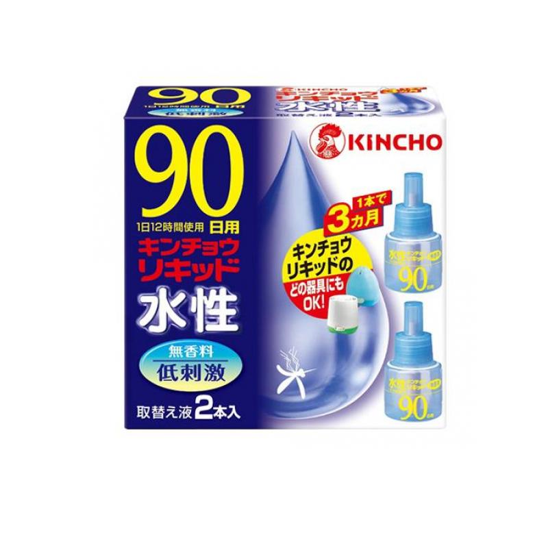 【楽天市場】【3980円以上で注文可能】KINCHO 水性キンチョウリキッド 90日 無臭性 取替え液 45mL (×2本入)：カマクラストアー おまとめ館