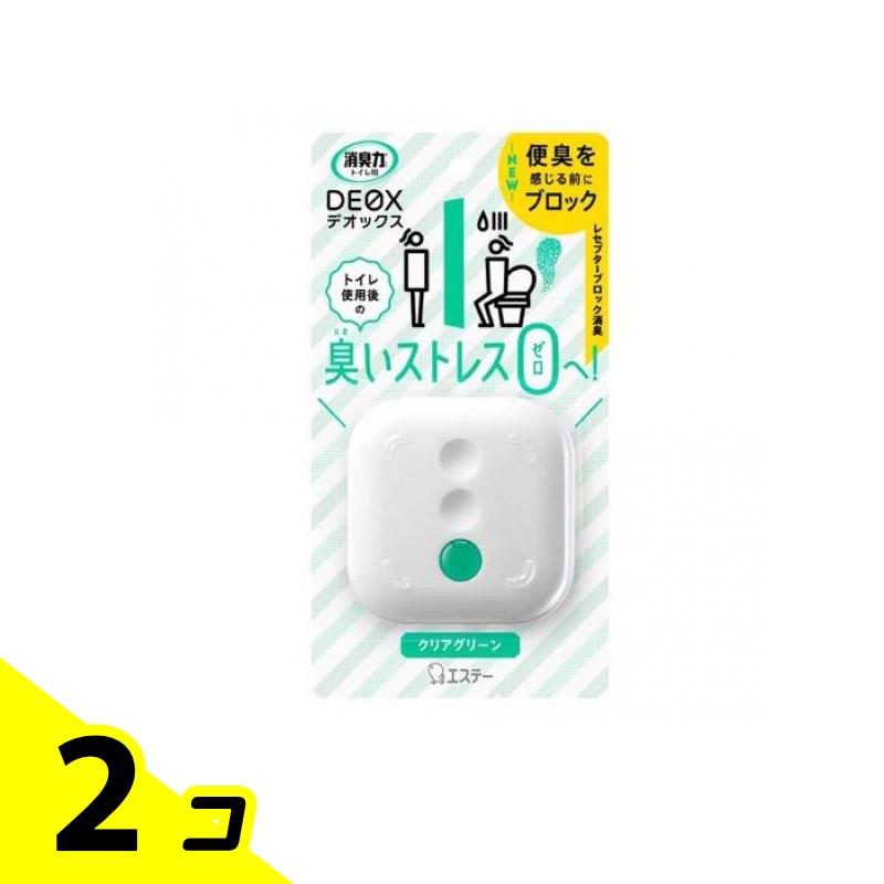 【楽天市場】【送料無料！（地域限定）】消臭力 DEOX(デオックス) トイレ用 クリアグリーン 6mL (本体) 2個セット：カマクラストアー