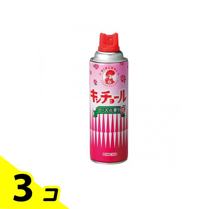【楽天市場】【送料無料！（地域限定）】KINCHO キンチョール ローズの香り 450mL 3個セット：カマクラストアー