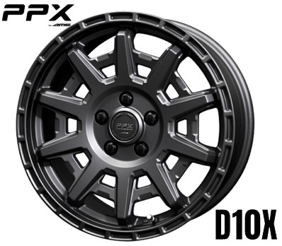 【楽天市場】15インチ 5H100 6J+45 5穴 PPX D10X シエンタ ホイール 4本 マットダークガンメタリック KYOHO PPX D10X 共豊 CH：シンシアモール 楽天市場店