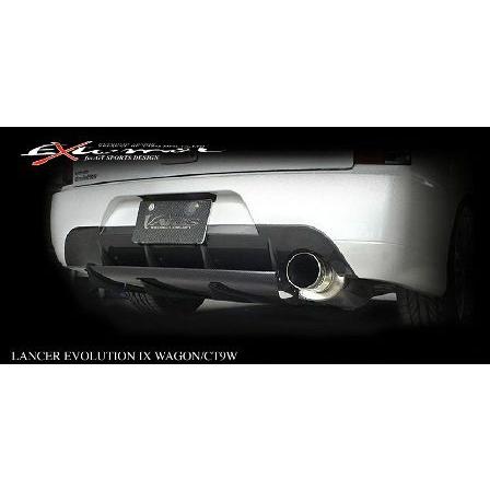 【楽天市場】バリス ランサーエボリューションワゴン ランエボ ワゴン CT9W リアディフューザー バージョン2 カーボン VAMI-097W ...