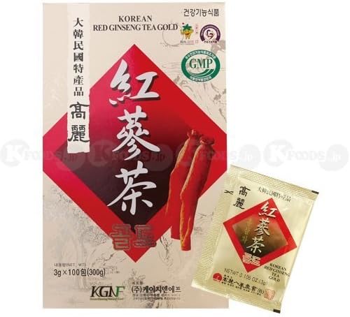【楽天市場】KGNF紅参茶GOLD100包 韓国伝統茶 韓国茶：韓国食品辛国のキムチ物語