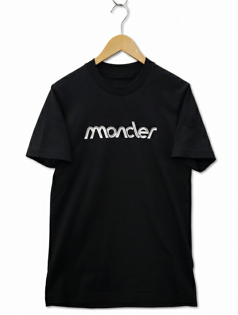 【楽天市場】【中古】モンクレール MONCLER 2024SS SS T-SHIRT クルーネック 3D ロゴ 半袖 Tシャツ カットソー XS BLACK(ブラック) メンズ 【ベクトル ...