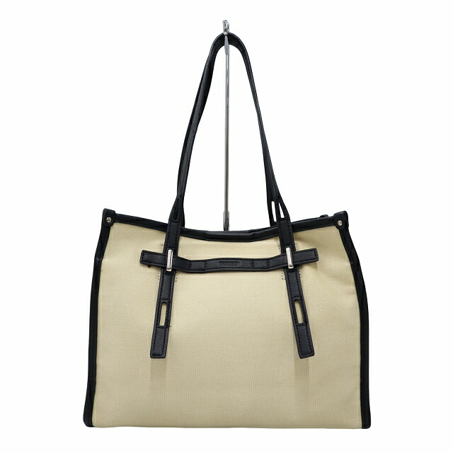 【楽天市場】【中古】TRIDEEP トライディープ ロゴ型押し キャンバス トートバッグ BEIGE(ベージュ) レディース 【ベクトル 古着 ...