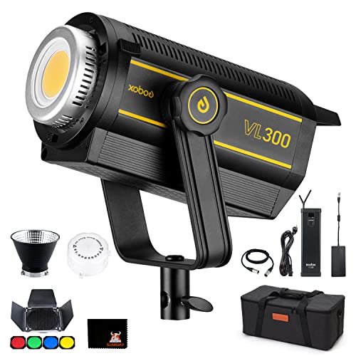 【楽天市場】GODOX VL300 LED スタジオライト 300W 定常光 軽量 色温度 5600±200K 77000lux@1m ...