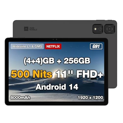 【楽天市場】AGM PAD T2 Android 14 256GB タブレット 、 11インチ 8コア 、1TB TF拡張 1920*1200 FHD 8000mAh+18W Type-C充電 ...