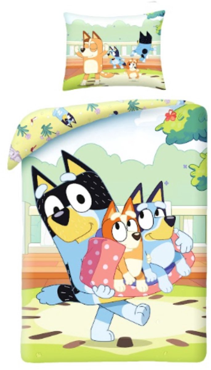 【楽天市場】ブルーイ BLUEY シングルサイズ 掛け布団カバー+枕カバー セット：Sirius