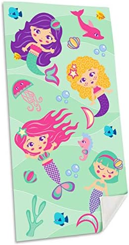 【楽天市場】マーメイド 人魚 Beach Towel ビーチタオル バスタオル 140cm x 70cm 綿100％：Sirius