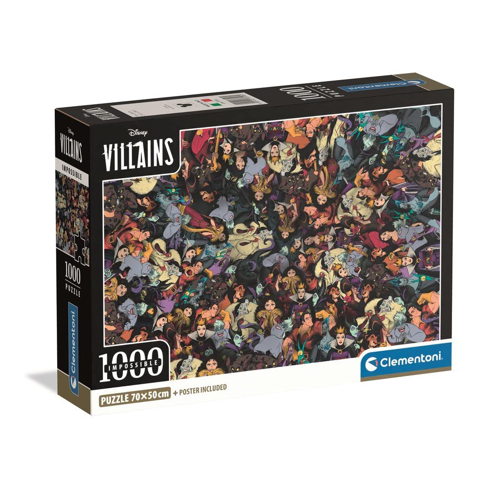 【楽天市場】ディズニーヴィランズ DISNEY VILLAINS ジグソーパズル パズル 1000ピース 70cm x 50cm ポスター付き ...