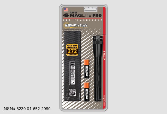 【楽天市場】ミニマグライト 単3電池×2本 Mini Maglite PRO 2AA Cell SP2P01H 黒 ブラック Black：Sirius