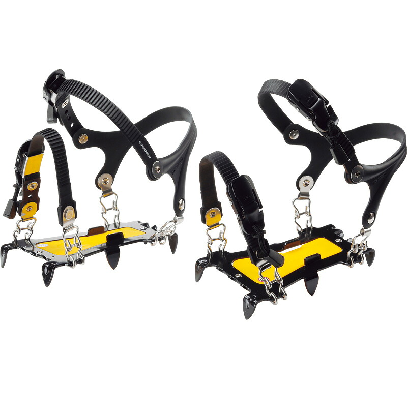 【楽天市場】エバニュー(EVERNEW) 6本爪アイゼン L イエロ EBY014：SIS-Rオンライン