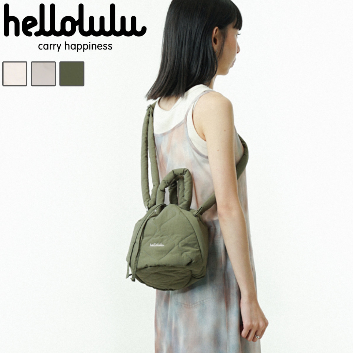 【楽天市場】hellolulu ハロルル クリオ Clio （ ショルダーバッグ hellolulu ハロルル 手提げ トートバッグ ショルダー 斜め掛け 肩掛け 手さげ 2way 巾着バッグ ...