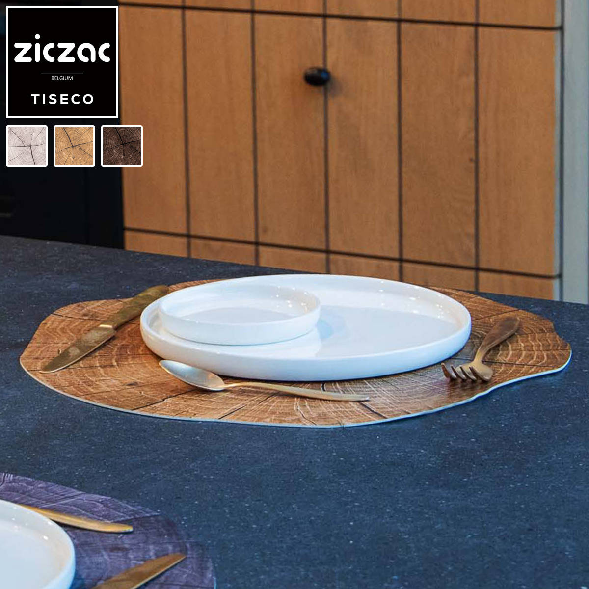 【楽天市場】TISECO ティセコ ZICZAC TOGO TREE Placemat（ ランチョンマット ランチマット テーブルウェア ...