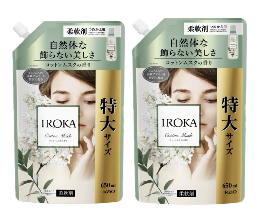 【楽天市場】【セット】IROKA／イロカ コットンムスク つめかえ1袋(650ml)×2袋セット 神奈川倉庫：S＆Kグループ