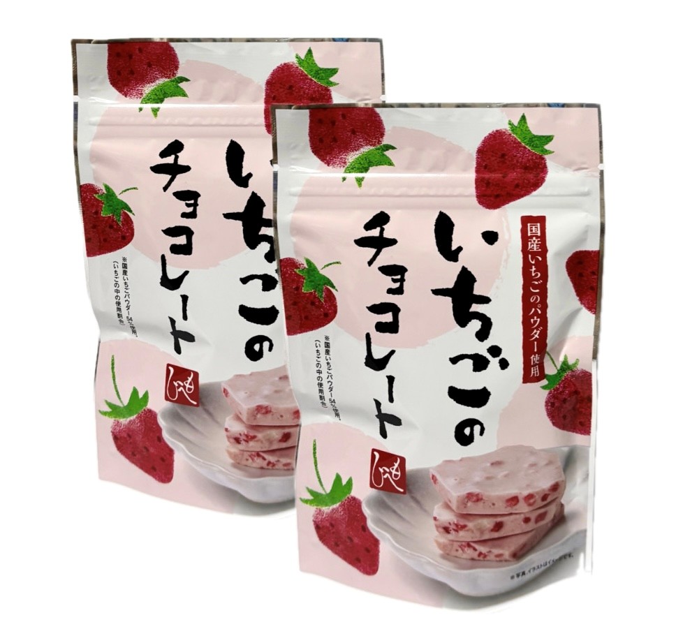 【楽天市場】2袋セット もへじ いちごのチョコレート 1袋(40g) 神奈川倉庫：S＆Kグループ