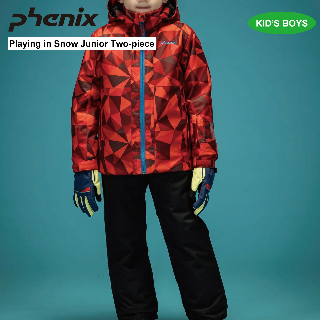 【楽天市場】24-25 PHENIX フェニックス Playing in Snow Junior Two-piece 子供用 スキーウェア上下 ...