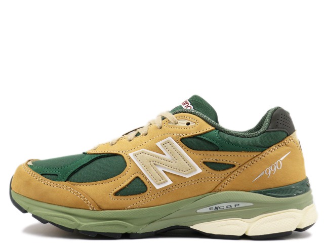 【楽天市場】NEW BALANCE M990WG3ニューバランス M990WG3 テディ・サンティス ブラウン/グリーン MADE IN USA"TEDDY SANTIS" BROWN ...