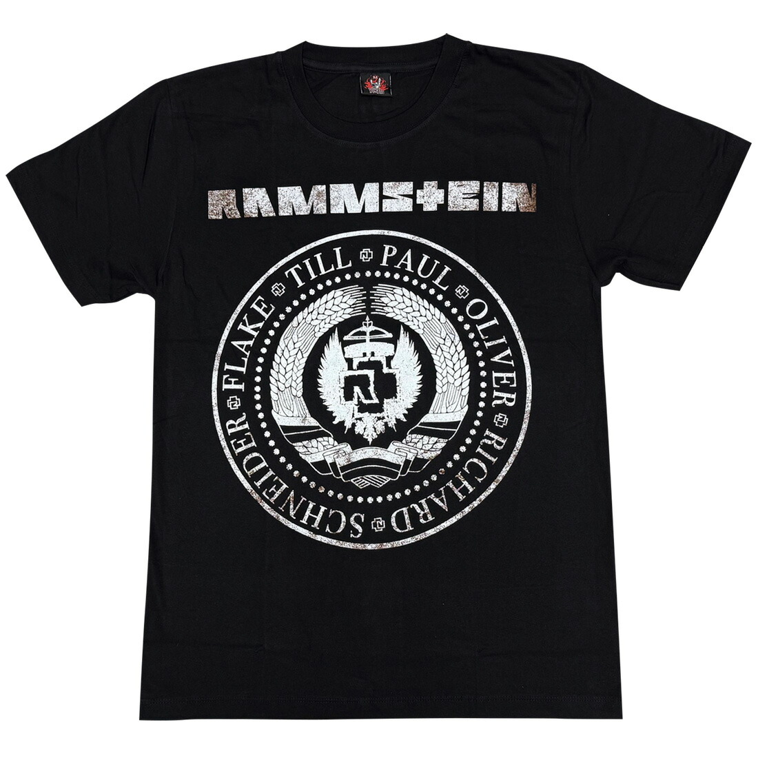 【楽天市場】【土日も発送】 RAMMSTEIN ラムシュタイン メンズ レディース ロックTシャツ バンドTシャツ ブラック 半袖 ...