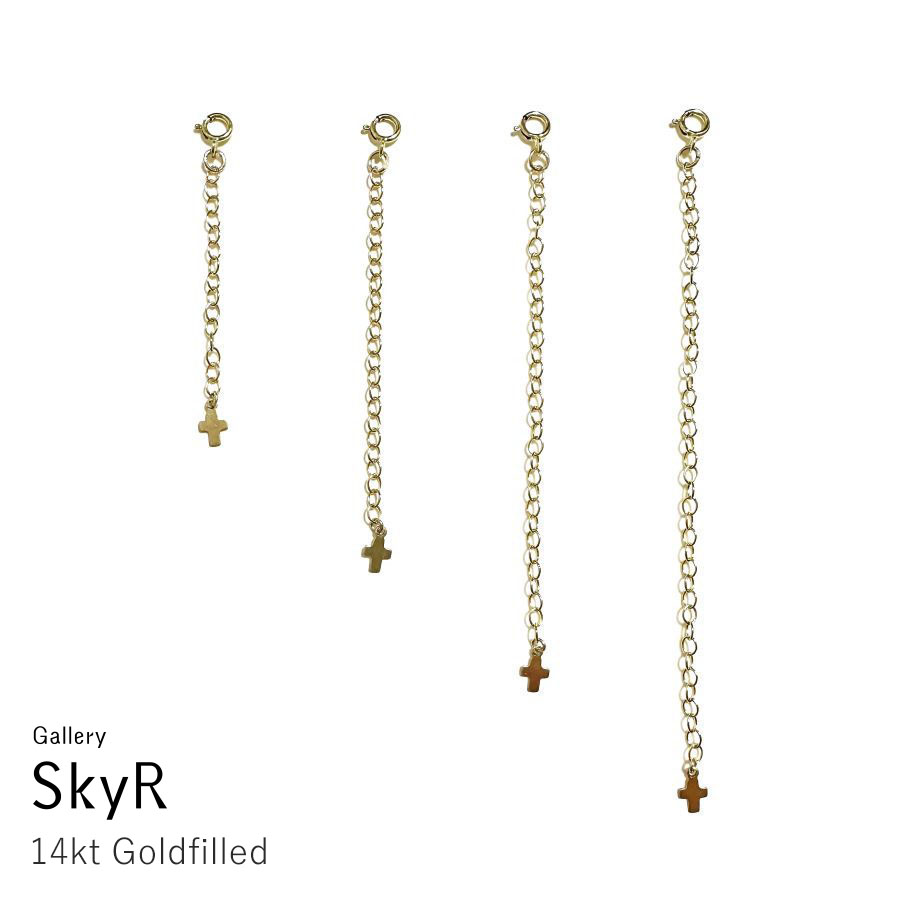 【楽天市場】ゴールド アジャスターチェーン 引き輪付 4cm 6cm 8cm 10cm クロス 延長 K14GF ゴールドフィルド アクセサリー調節 ブレスレット延長 ネックレス延長 ...