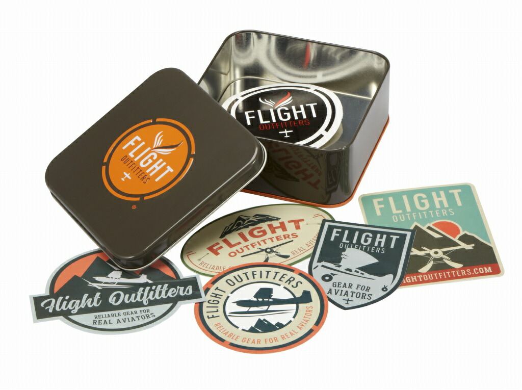 【楽天市場】【Flight Outfitters】 Sticker Pack DECAL ステッカー ボックス缶 飛行機 ：SKY LIFE ...