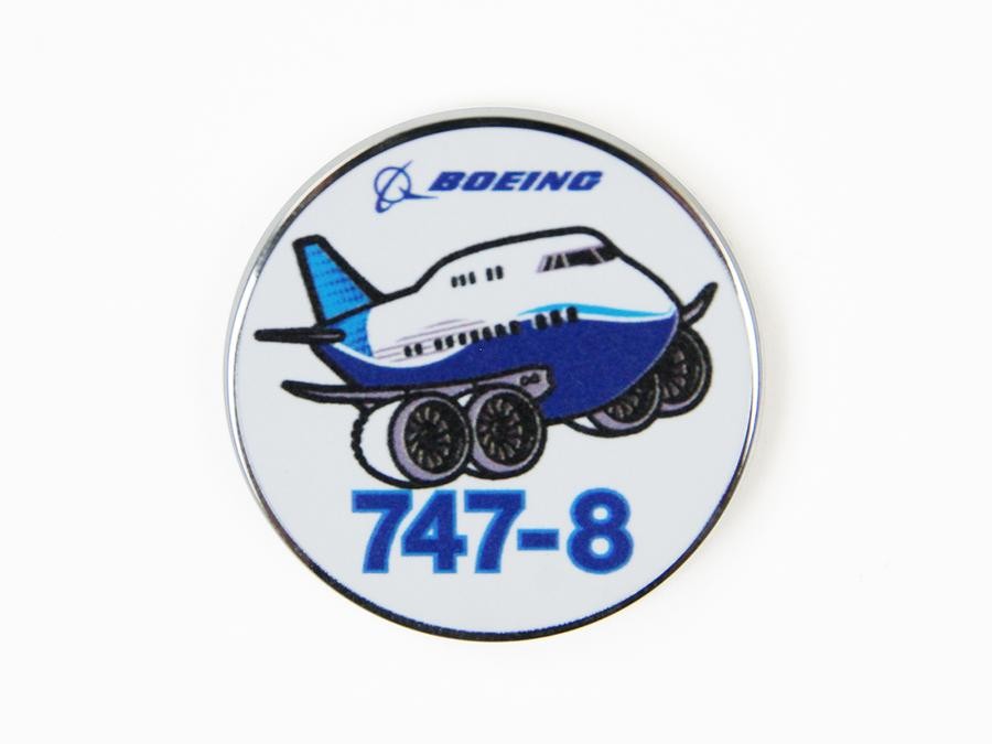 【楽天市場】【Boeing 747-8 Pudgy Pin】 ボーイング 747 ピン：SKY LIFE with FLYING DOG