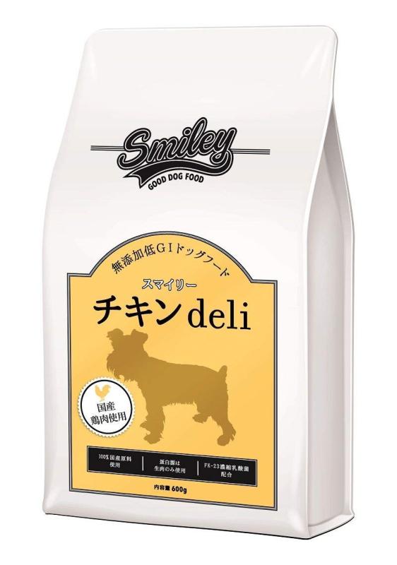 【楽天市場】【国産 ドッグフード】 無添加 安全 smiley (スマイリー) チキン deli 1.5kg (500g×3)：スカイライト