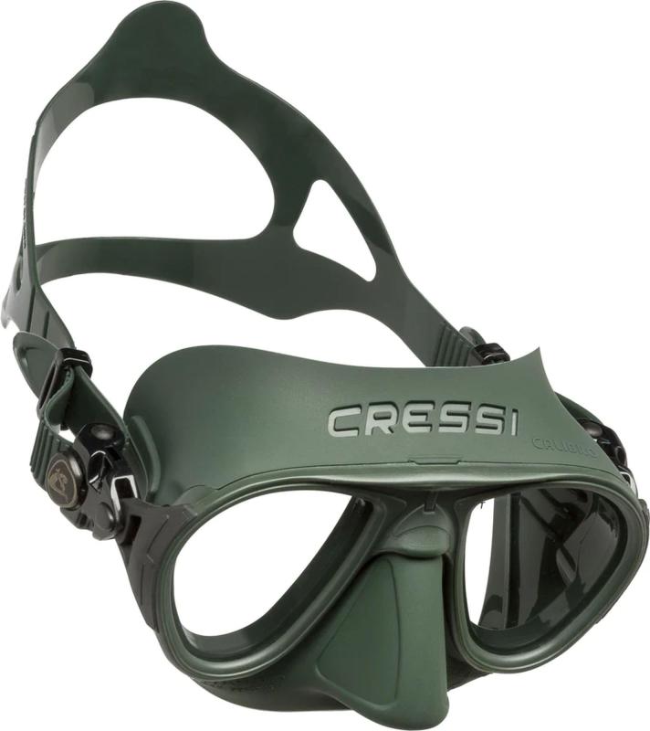 【楽天市場】CRESSI スキューバ フリー ダイビング マスク [ CALIBRO ] フォグストップシステム デュアルフレーム構造 内容積 ...