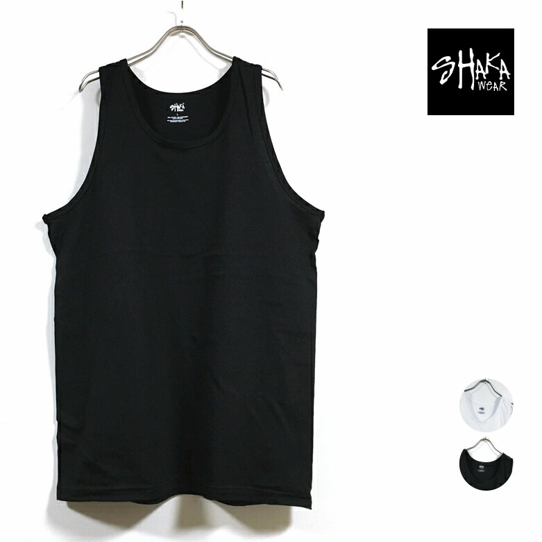 【楽天市場】SHAKA WEAR シャカウェア 6.0oz Tank Top タンクトップ 無地 メンズ 【 送料無料 】 ヘビーウェイト ...