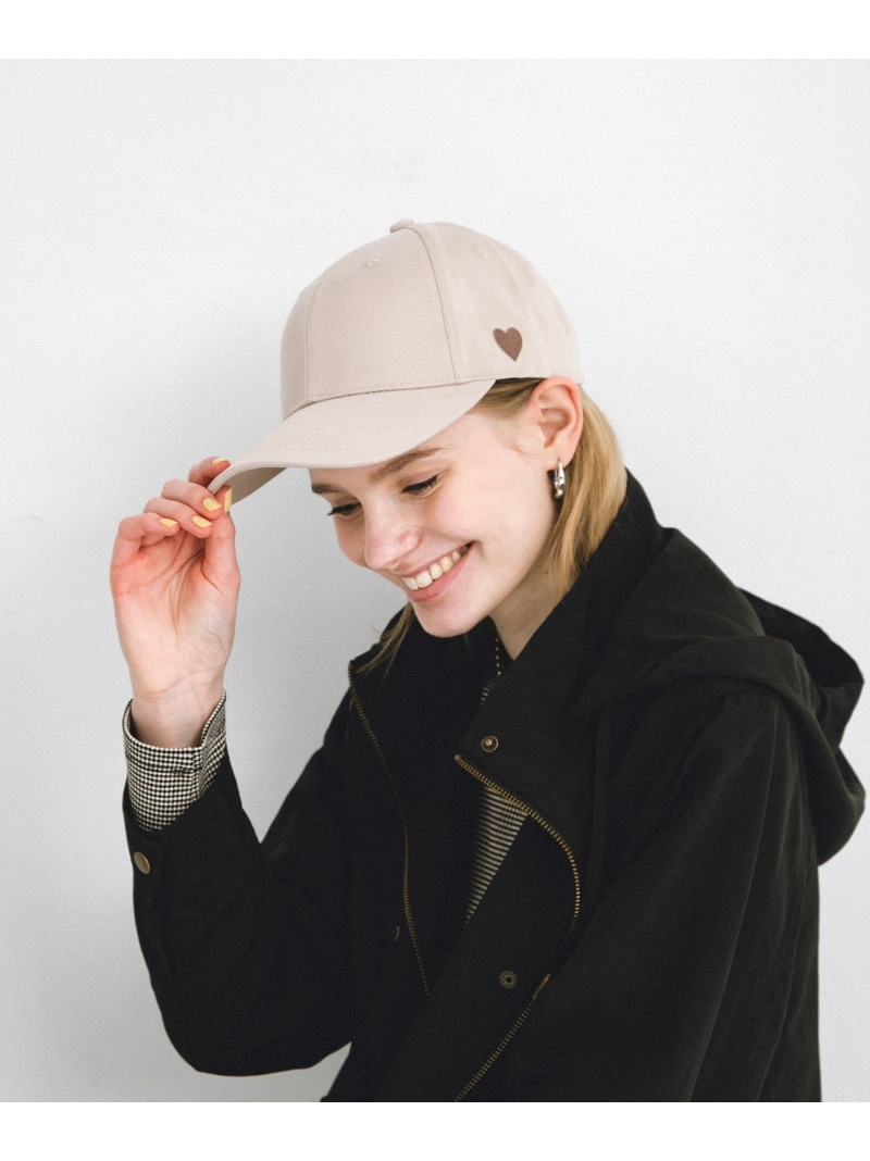 【楽天市場】【予約】ハートモチーフ小顔CAP Sonny Label サニーレーベル 帽子 キャップ ベージュ グレー ネイビー【先行予約 ...
