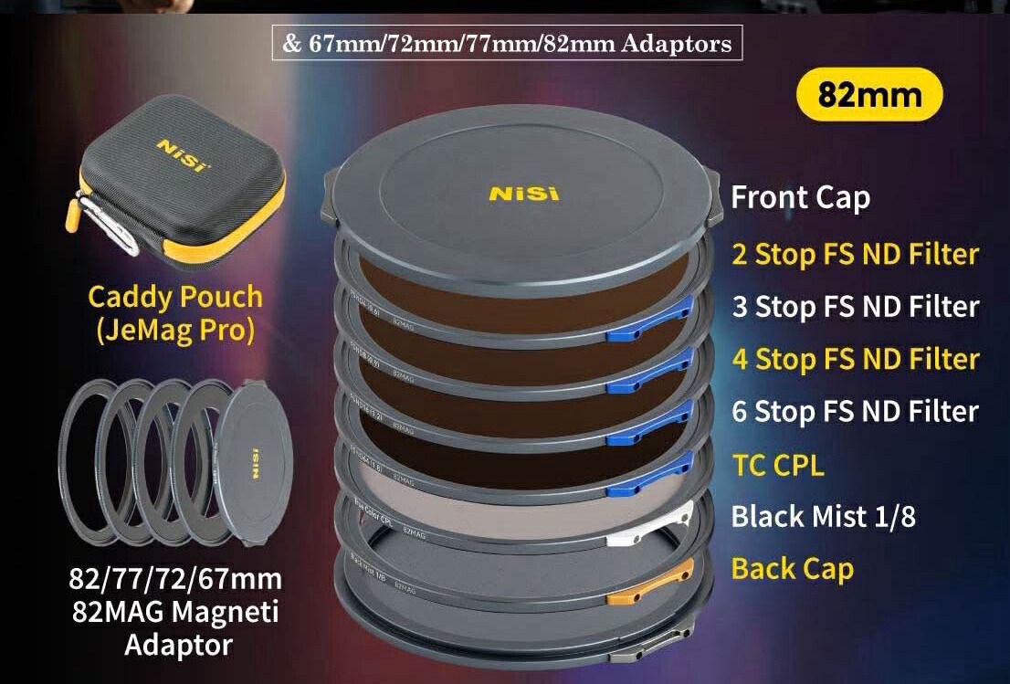 【楽天市場】nisi JetMag Pro 67mm/72mm/77mm/82mm アダプターリング FS ND4、FS ND8、FS ND16、FS ND64NDフィルター「FS ND」×4 ...