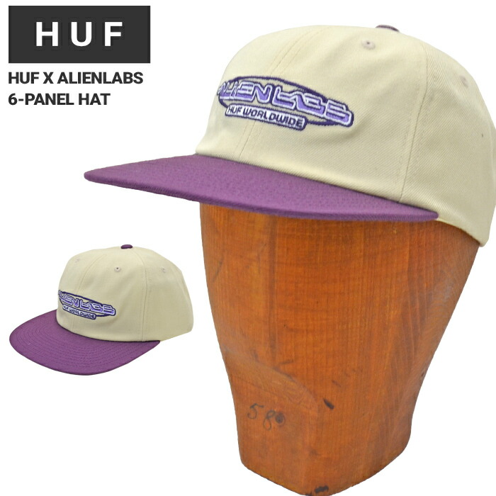 【楽天市場】【割引クーポン配布中】 HUF × ALIENLABS ハフ × エイリアンラボ キャップ ALIEN LABS 6-PANEL HAT CAP 帽子 スナップバックキャップ 6 ...