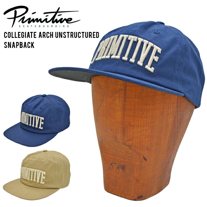 【楽天市場】【割引クーポン配布中】 PRIMITIVE プリミティブ キャップ COLLEGIATE ARCH UNSTRUNCTURED ...