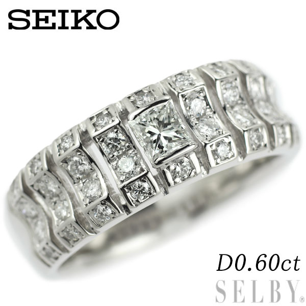 【楽天市場】【中古】 セイコー Pt900 ダイヤモンド リング 0.60ct SELBY 送料サービス：SELBY