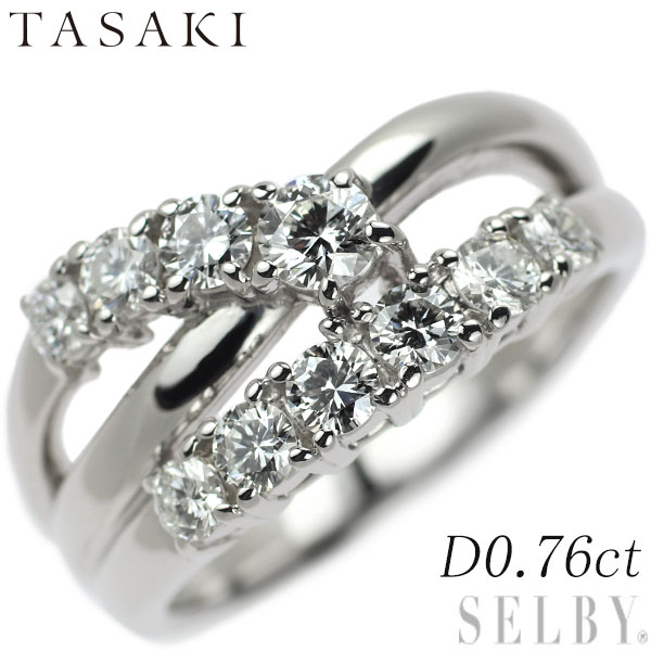 【楽天市場】【中古】 田崎真珠 Pt900 ダイヤモンド リング 0.76ct SELBY 送料サービス TASAKI：SELBY