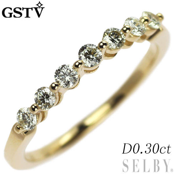 【楽天市場】【中古】 GSTV K18YG ダイヤモンド リング 0.30ct SELBY 送料サービス：SELBY