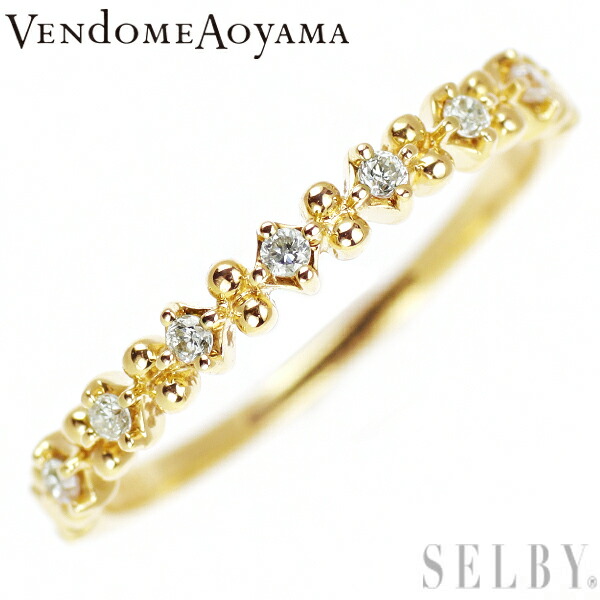 【楽天市場】【中古】 ヴァンドーム青山 K18YG ダイヤモンド リング SELBY 送料サービス Vendome：SELBY