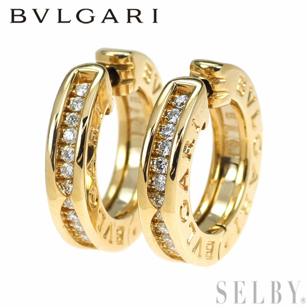 【楽天市場】【中古】 ブルガリ K18YG ダイヤモンド ピアス B.ZERO1 SELBY 送料サービス BVLGARI：SELBY