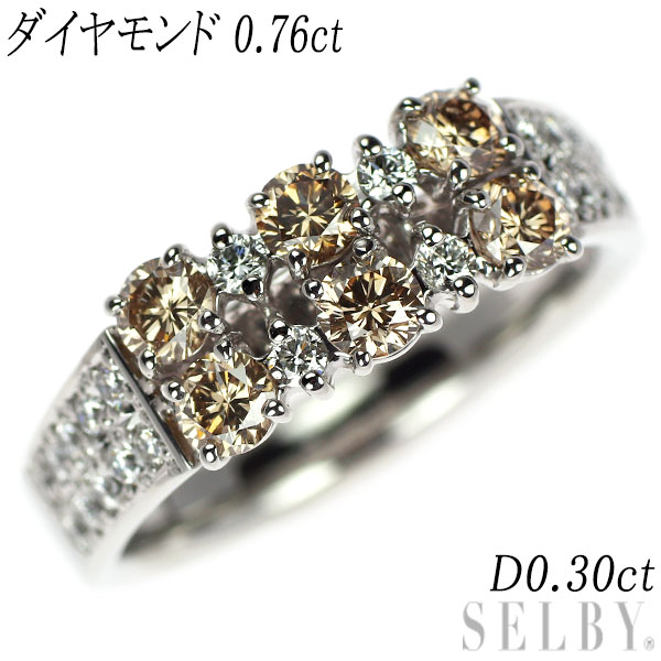 【楽天市場】【中古】 Pt900 ダイヤモンド リング 0.76ct 0.30ct SELBY 送料サービス：SELBY