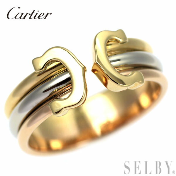 【楽天市場】【中古】 カルティエ K18YG/WG/PG リング 2C 51号 SELBY 送料サービス Cartier：SELBY