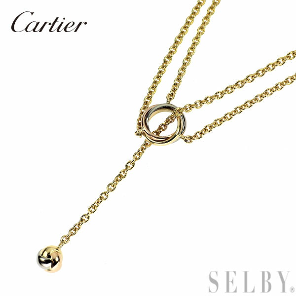 【楽天市場】【中古】 カルティエ K18YG/WG/PG ペンダントネックレス ベビートリニティパンピーユ SELBY 送料サービス Cartier：SELBY