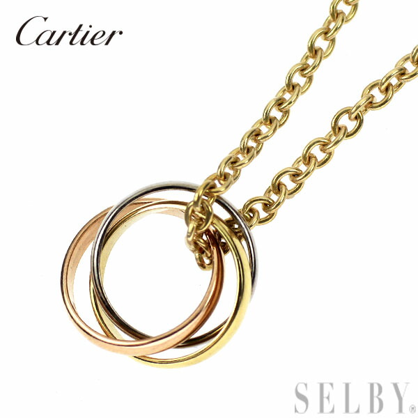 【楽天市場】【中古】 カルティエ K18YG/WG/PG ペンダントネックレス トリニティ SELBY 送料サービス Cartier：SELBY