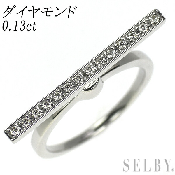 【楽天市場】【中古】 Pt950 ダイヤモンド リング 0.13ct SELBY 送料サービス：SELBY
