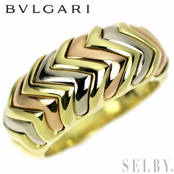 【楽天市場】【中古】 ブルガリ K18YG/WG/PG リング スピガ SELBY 送料サービス BVLGARI：SELBY
