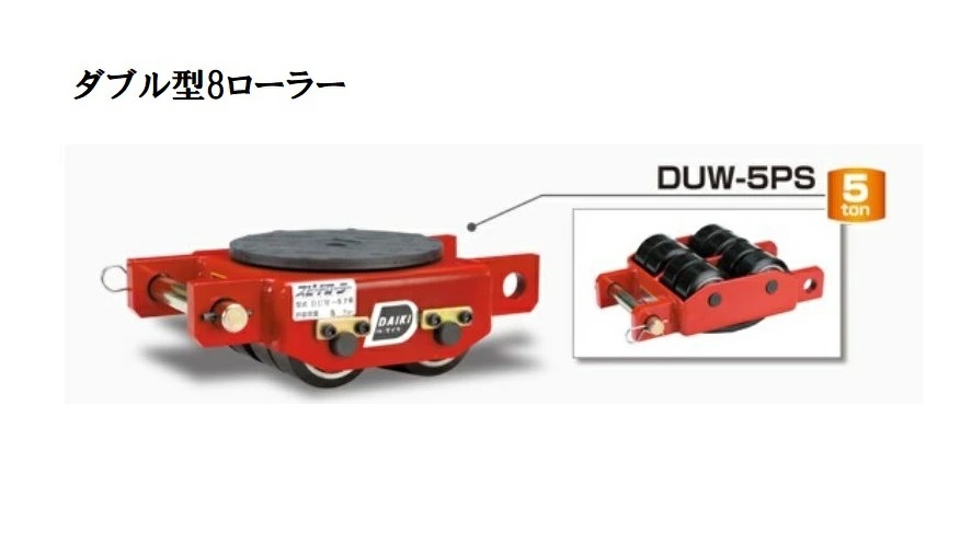 【楽天市場】ダイキ スピードローラー PS型 低床タイプ DUW-5PS【代引不可】【沖縄・離島配送不可】ダブル型 8ローラー 低床 ウレタンローラー プレスフレーム：Smart normal