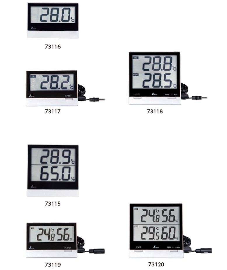 【楽天市場】シンワ測定 デジタル温度計/温湿度計 Smart シリーズ 【正規品】 【代引き不可】 ＃73116 #73117 #73118 ...