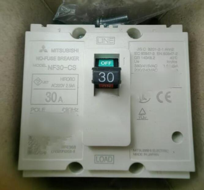 【楽天市場】【新品 適格請求書 送料無料】三菱電機 NF30-CS 3P 30A ノーヒューズ遮断器【6ヶ月保証】：スマホアート