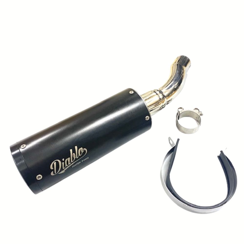 【楽天市場】ホンダ レブル250 マフラー RB0079/Diablo Custom Works Super Bom Slip on For ...